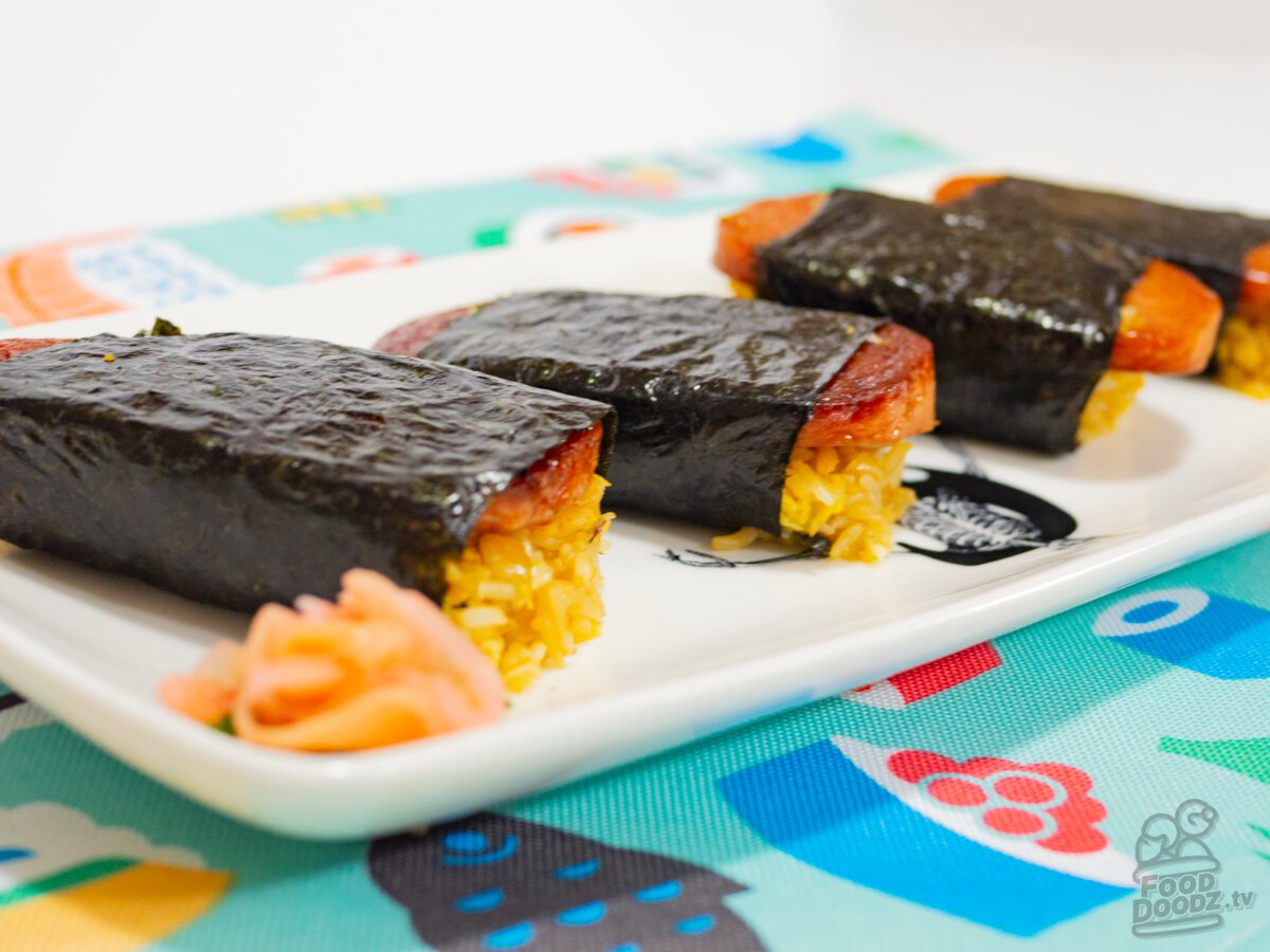 Fried Rice Spam Musubi Recipe | OMG Meals | FoodDoodz.tv